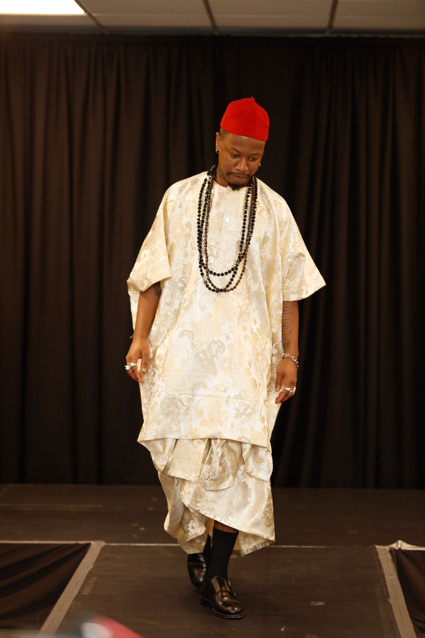Luxury African Traditional Brocade Menswear – Premium Senator Kaftan S